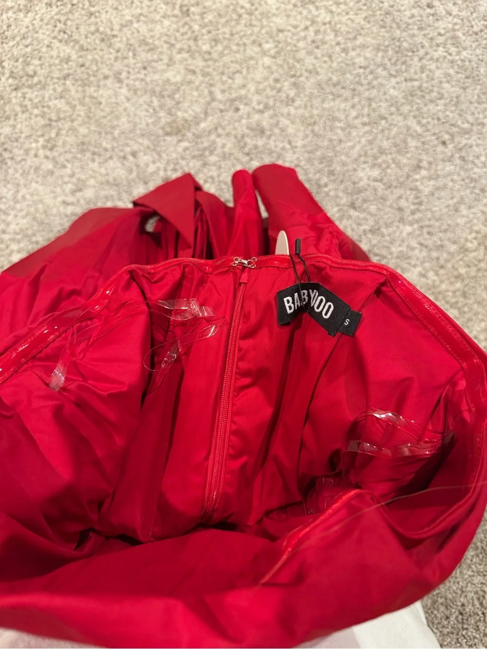 Babyboo Fashion | Dresses | Strapless Red Party Dress | Poshmark